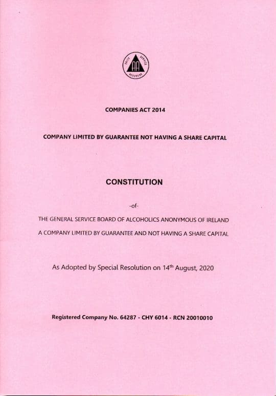 Pamphlets: AA Unity & Service Archives - Alcoholics Anonymous Ireland