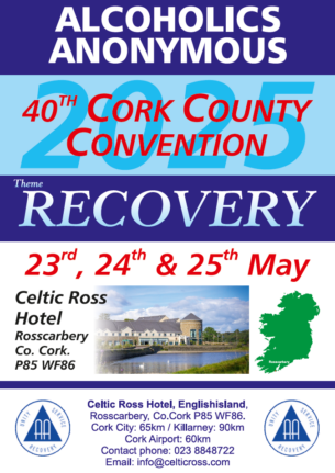 Cork County Convention 2025 - Alcoholics Anonymous Ireland